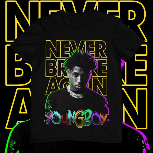 Shirts | Nba Youngboy Graphic Tshirt Custom Made Bootleg Cotton Tee ...